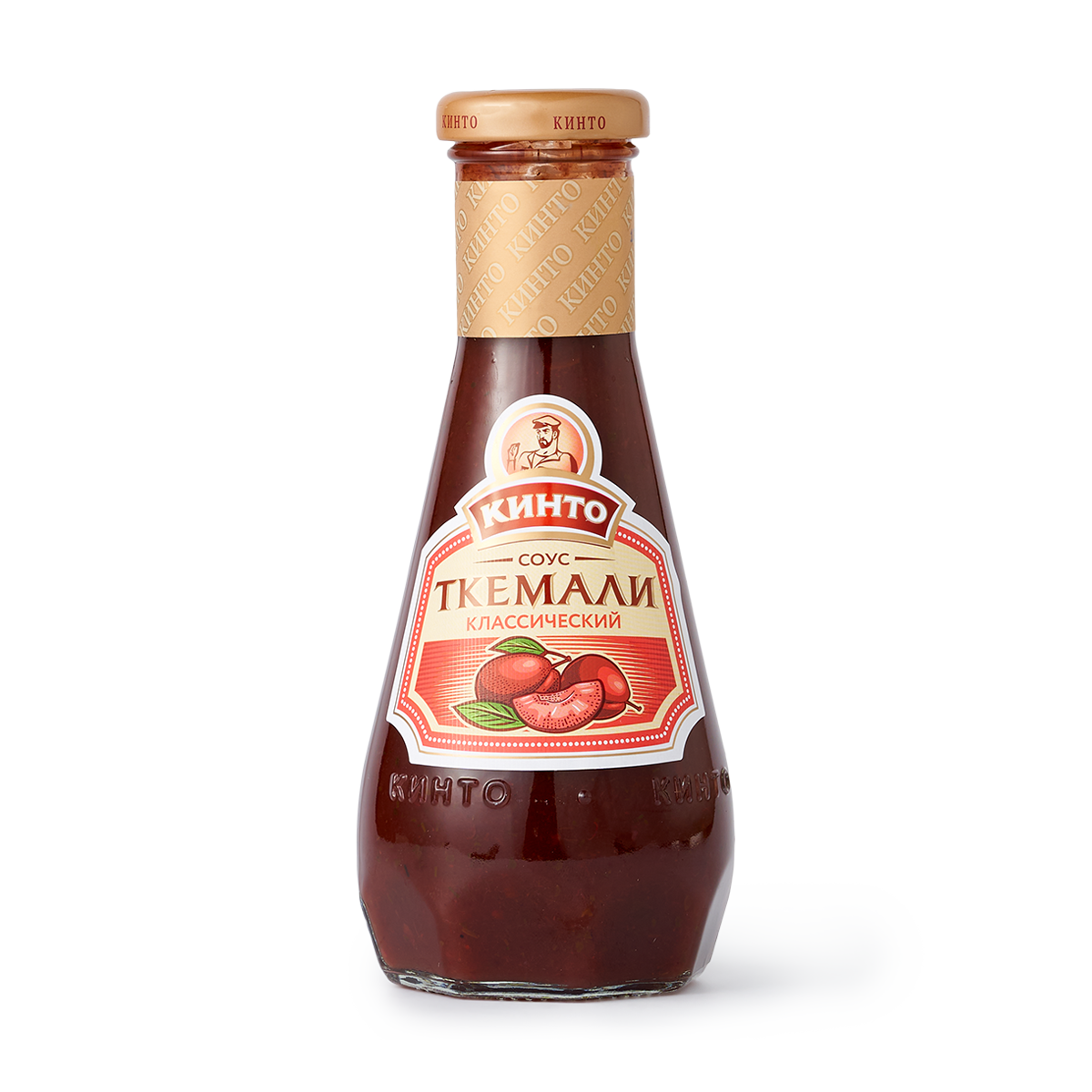 Соус Кинто Ткемали классический, неострый, стеклянная бутылка, 300 г