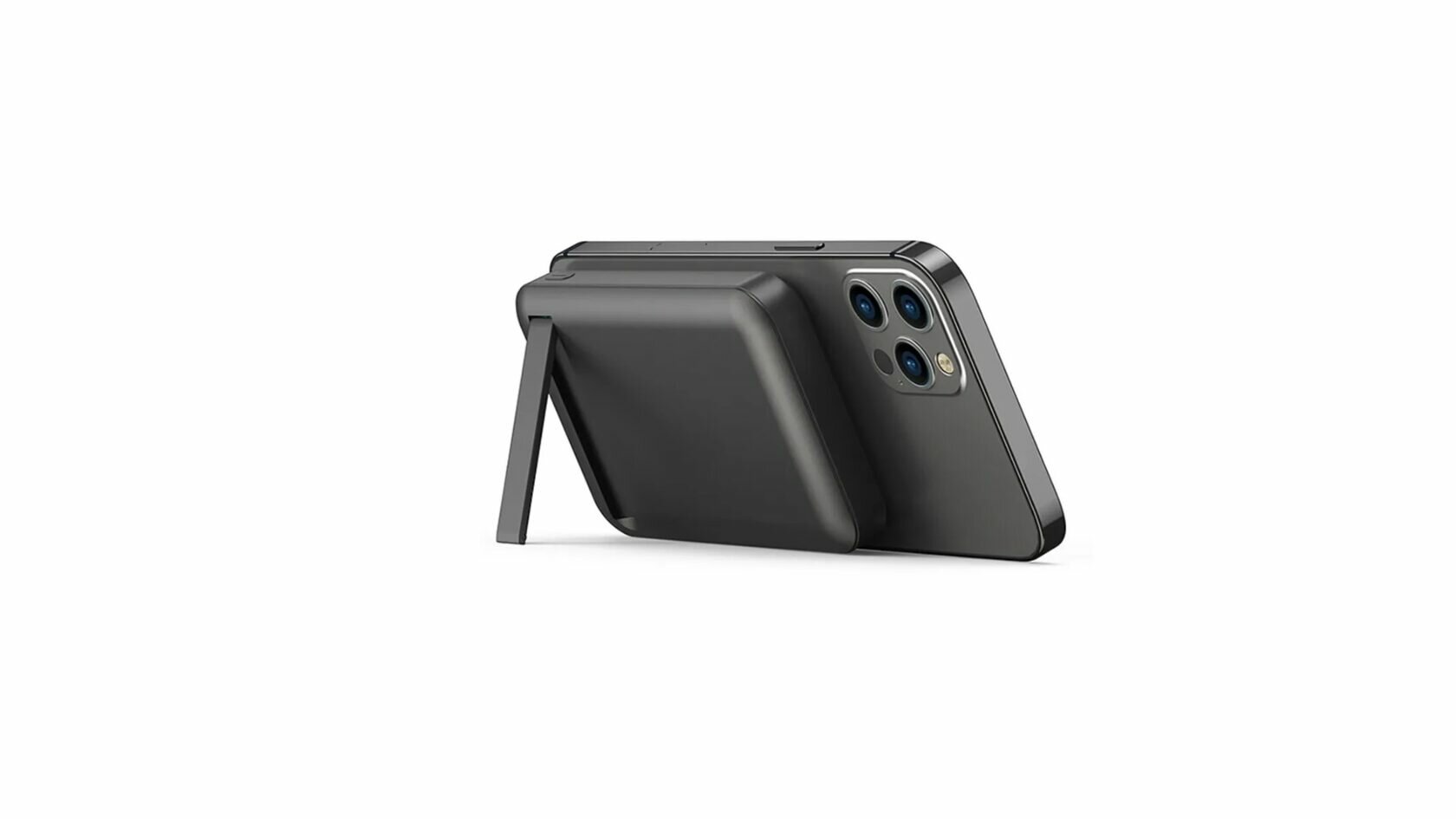 Внешний магнитный аккумулятор WiWU Snap Cube Magnetic Bracket Wireless Power bank, 10000mAh, 22.5W, Черный