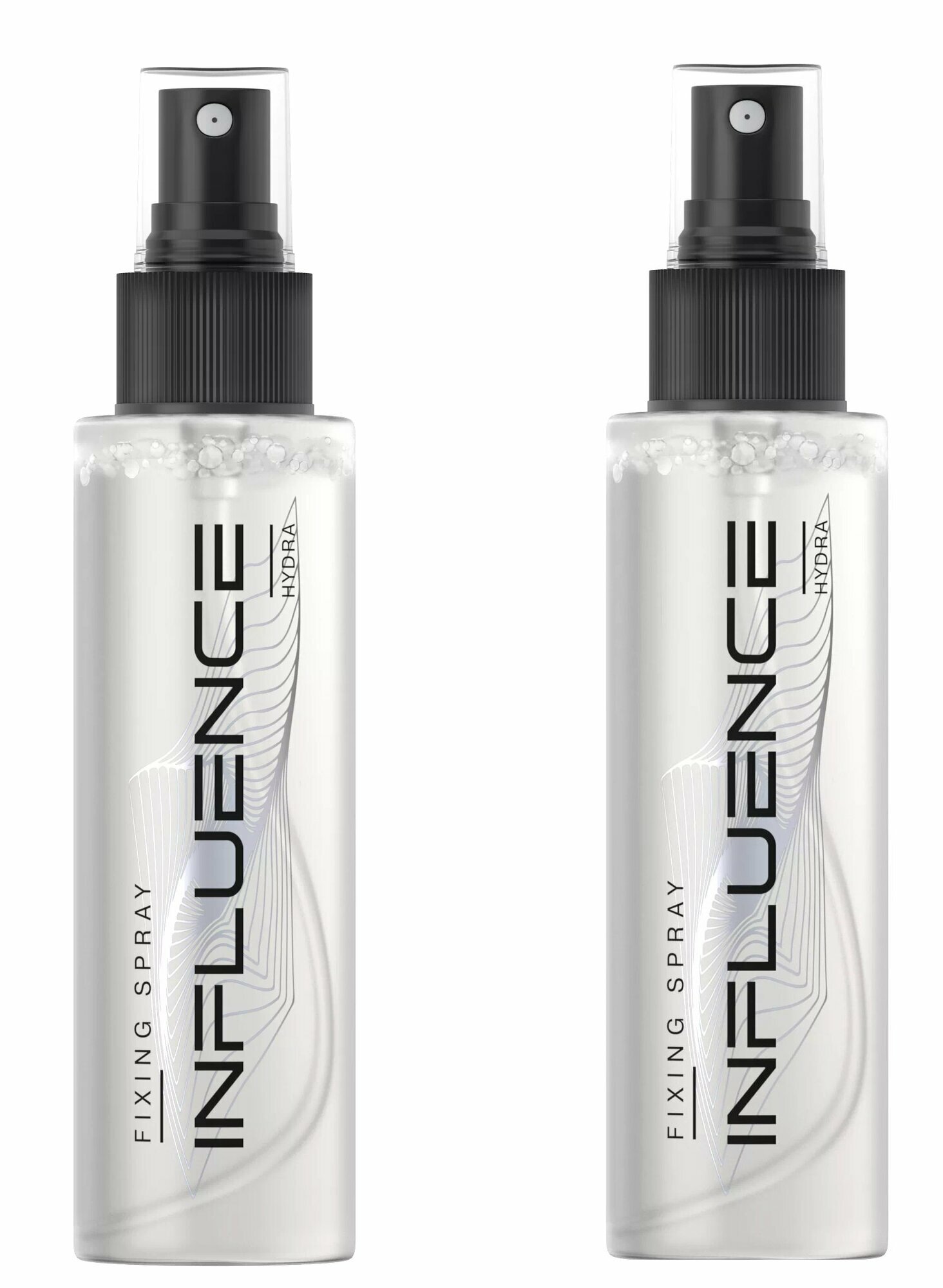 Фиксатор-спрей увлажняющий Influence Beauty Hydra, 110 мл, 2 шт