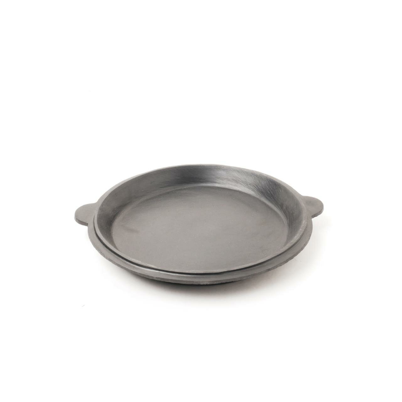 Крышка-сковорода чугунная (на казан 8л) (Узбекистан) серый посадочный диаметр 350мм