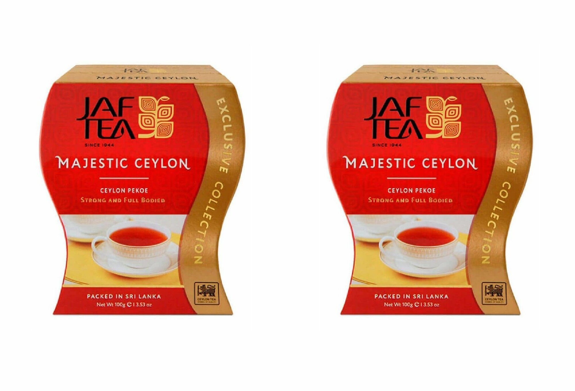 Jaf Tea Чай черный Majestic Сeylon Pekoe, 100 г, 2 уп