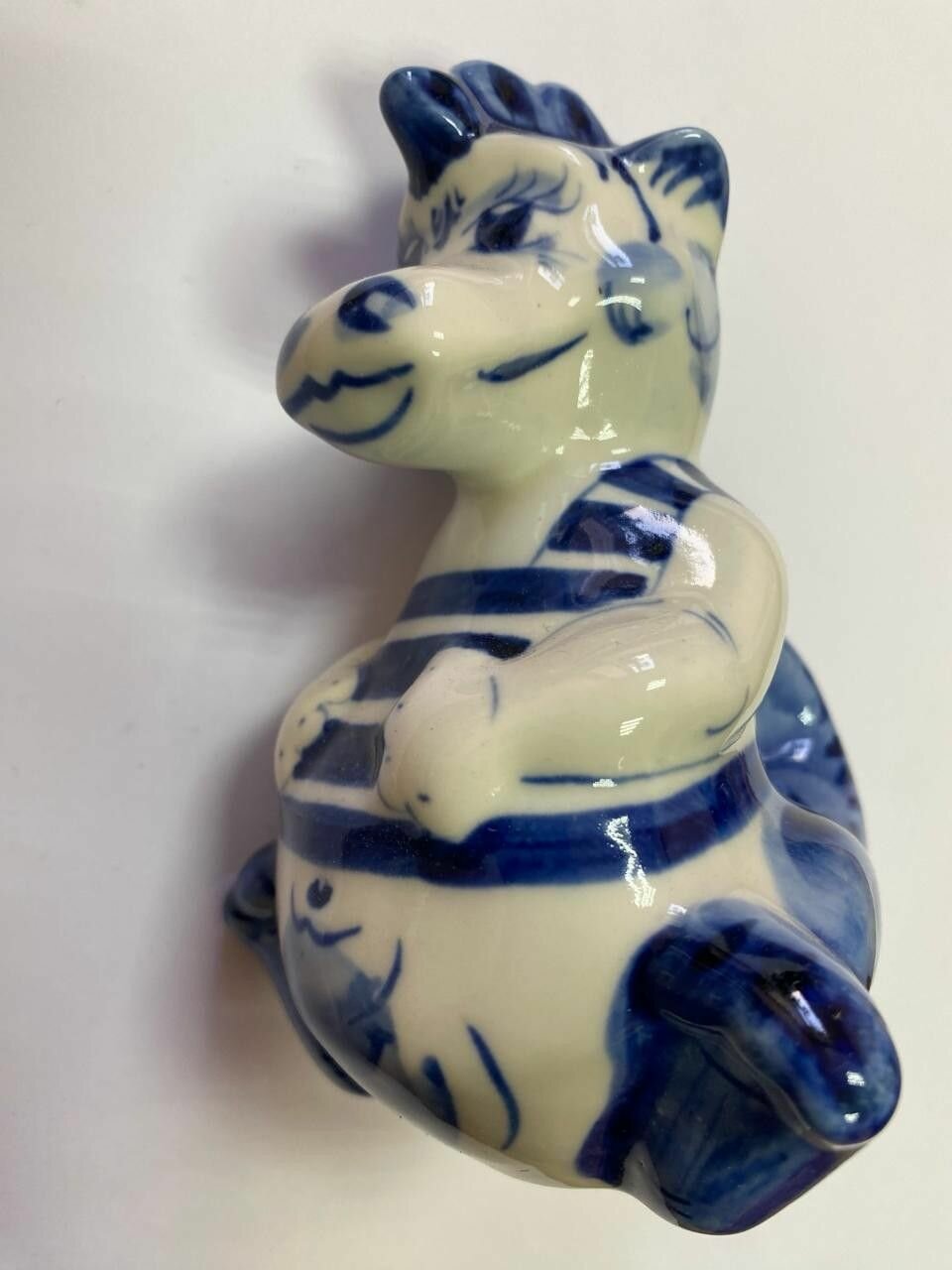 Игрушка на елку Дракон ( Гжель) 13см