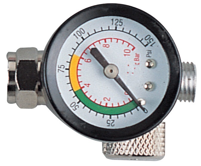 Регулятор воздуха с манометром для "Краскопульта", ACC-609, Jonnesway