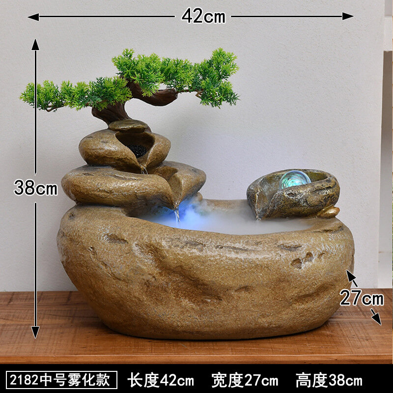 Скала для фонтана, с распылителем, цвет Ishishang Qingquan Medium