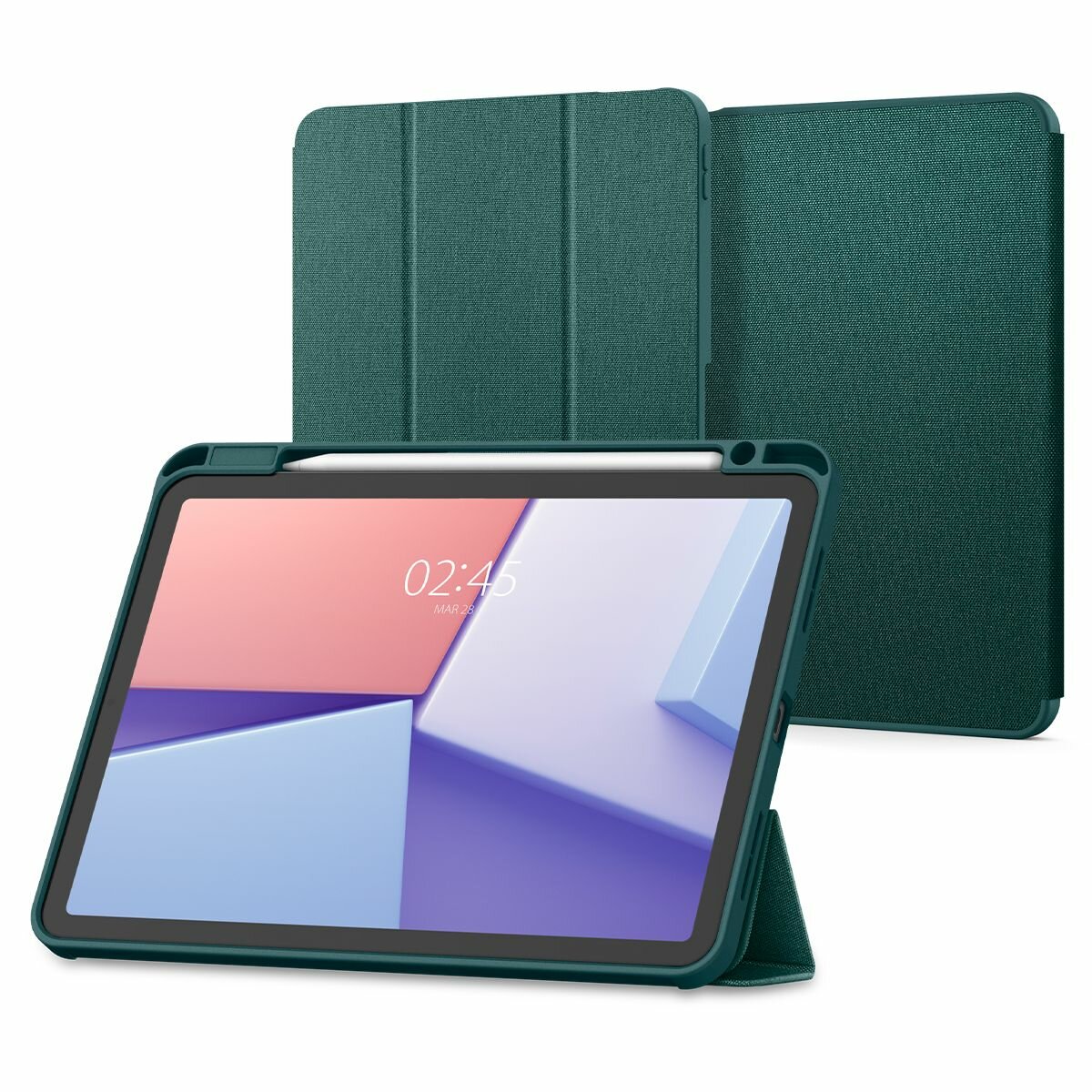 Чехол Spigen на Apple iPad Air 11 (2024) (ACS07755) Urban Fit / Спиген Чехол для Эпл Айпад Аир Противоударный, Зеленый