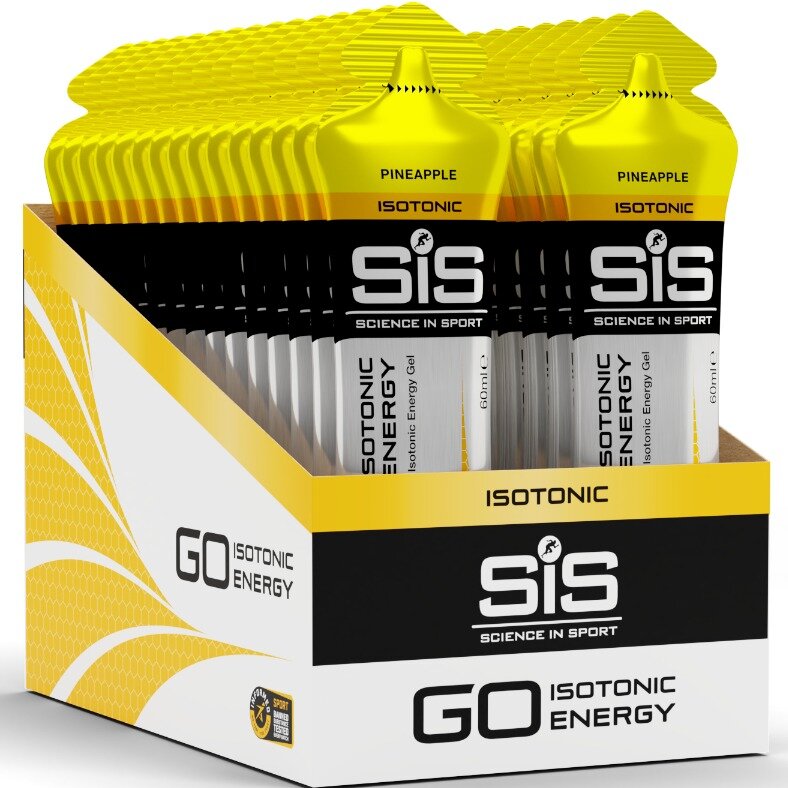 Гель питьевой SCIENCE IN SPORT (SiS) GO Isotonic Energy Gels 30 x 60 мл, Ананас