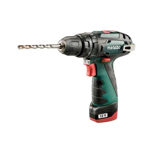 Шуруповерт аккумуляторный METABO PowerMaxx SB, 2Ач, 1400 об/мин, с подсветкой
