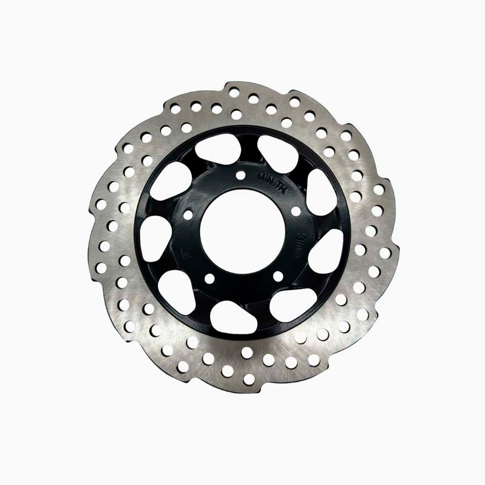 Диск тормозной передний на мопед Альфа RX 125