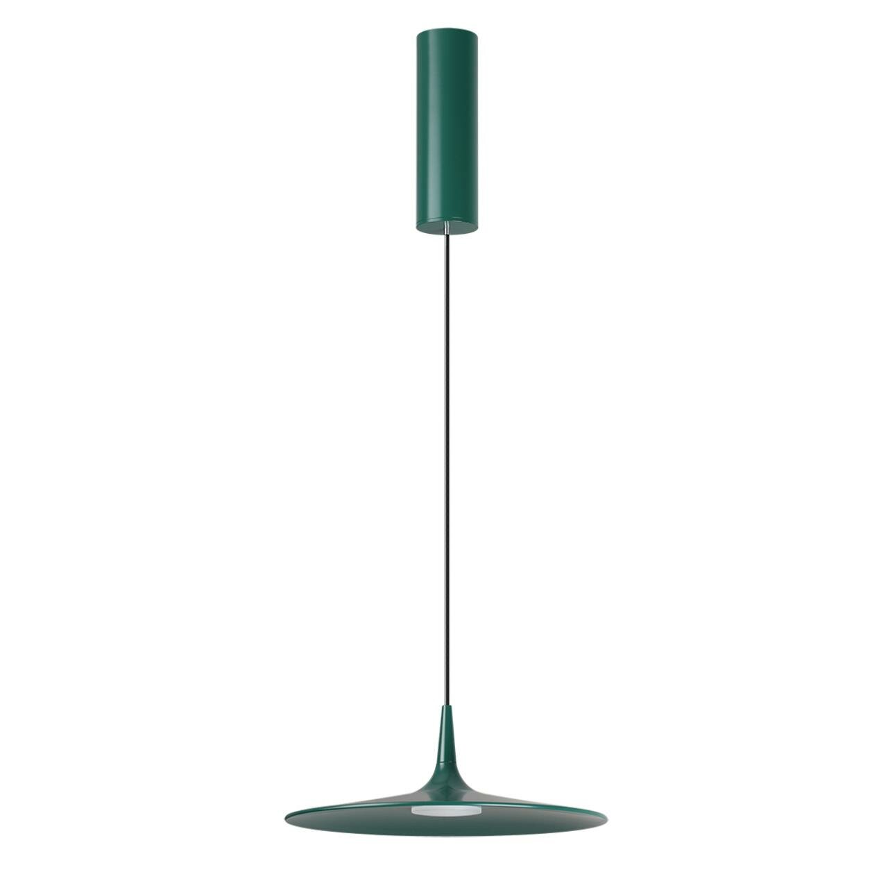 ODEON LIGHT 7037/12L HIGHTECH ODL25 000 темно-зеленый/металл/акрил Подвесной светильник IP20 LED 12W 3000K AC90-260V SOMBRA