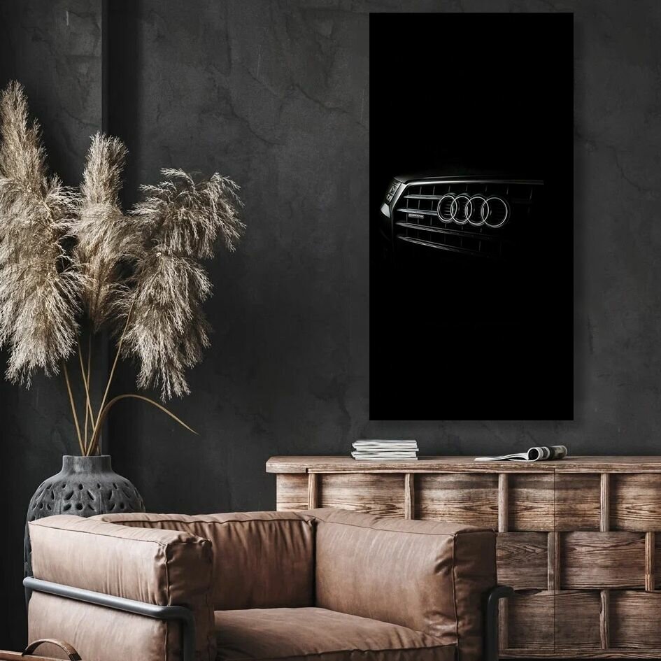 Картина "Стильные авто", 40x80 см, на подрамнике, крепление "крокодил", экологичные чернила