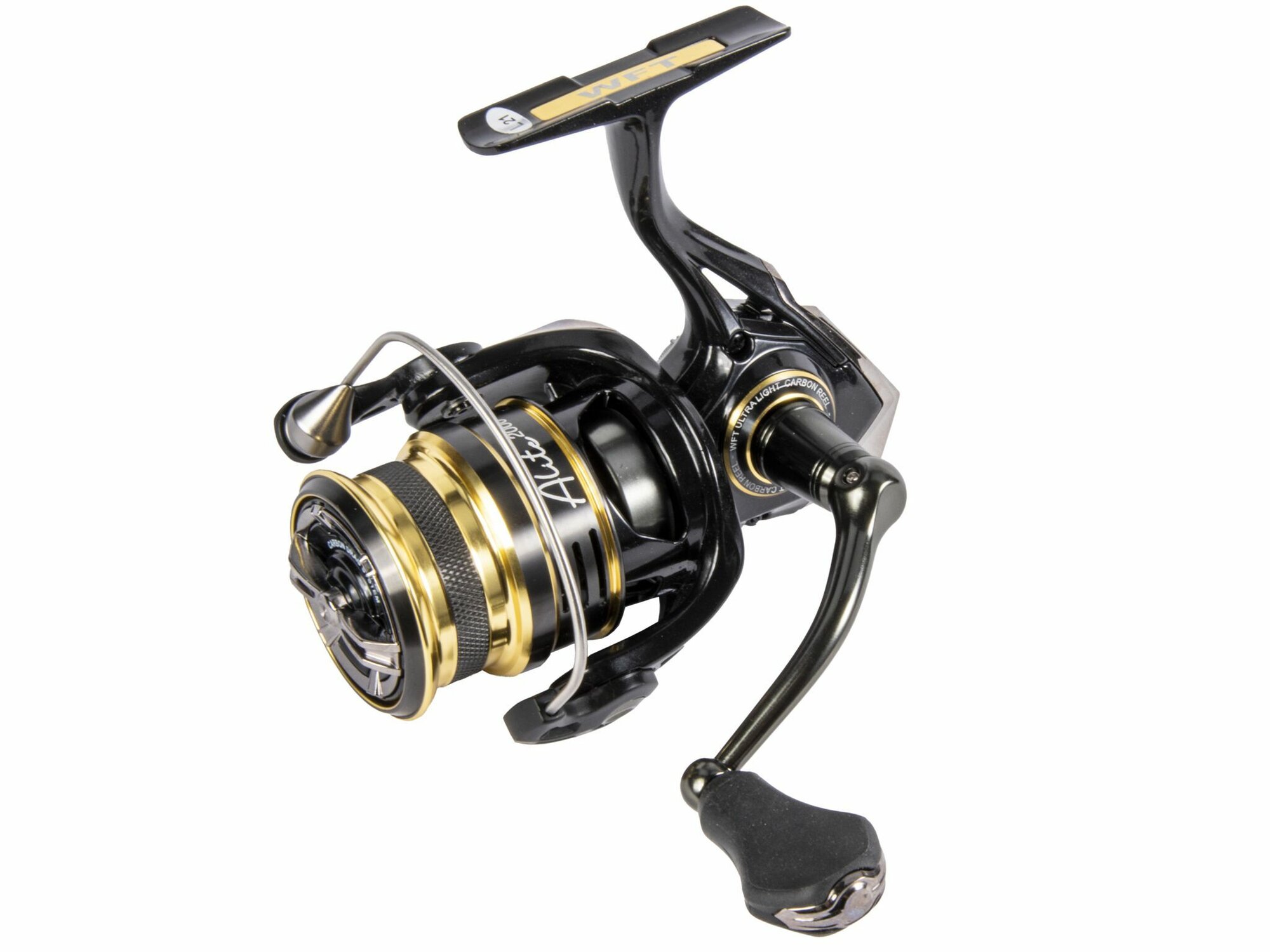 Катушка для рыбалки безынерционная WFT ALITE CARBON 9 2000FD для поплавочной удочки карповая инерционная для фидера с байтранером,8ш. п.+1р. п.