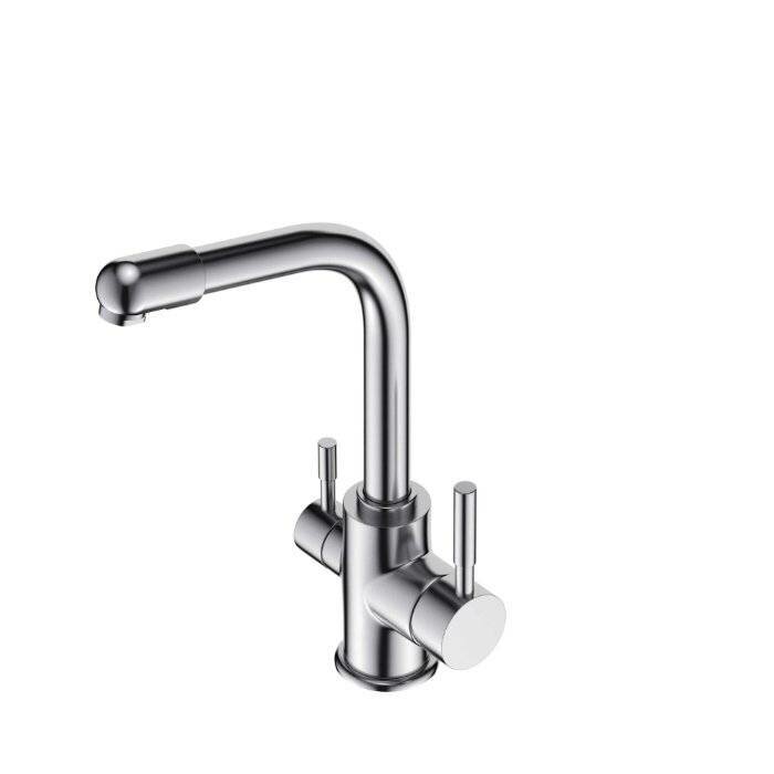 Смеситель комбинированный Аквафор C126 прямой, нержавеющая сталь