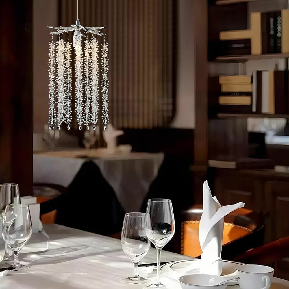 Хрустальная люстра ветка BYX PL215 G9 Золотой/Серебро