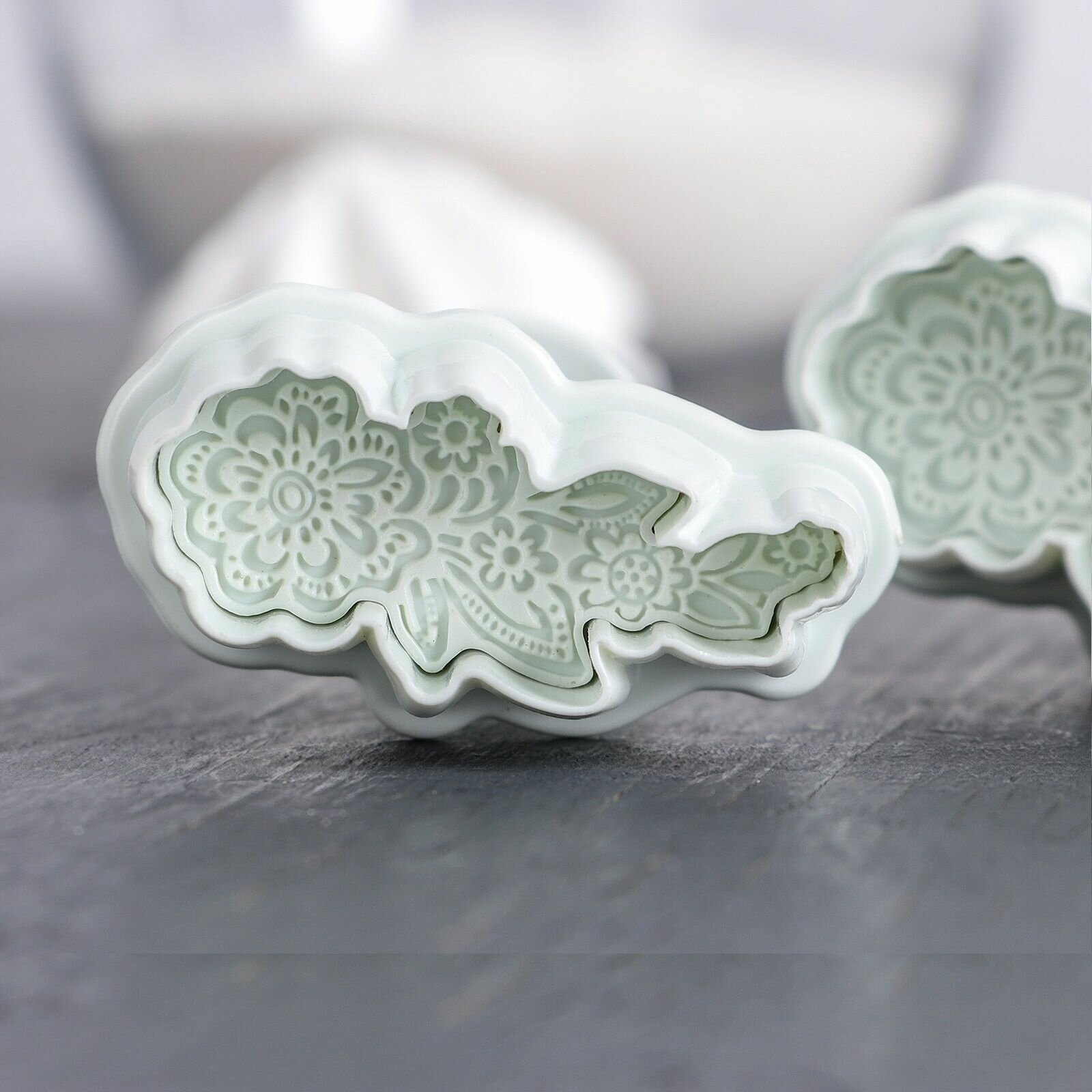 Набор плунжеров для марципана, мастики и теста "Букет"