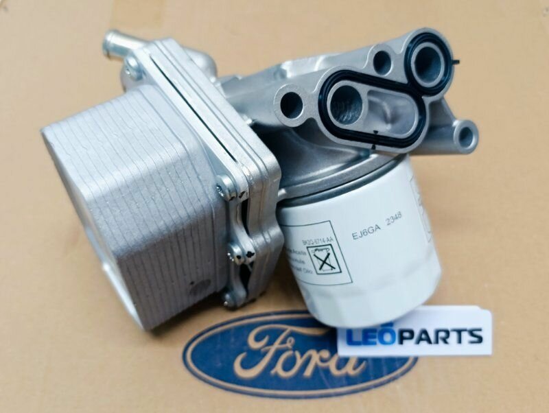 Масляный охладитель (теплообменник масляного фильтра с металлическим фильтром в сборе) FWD передний привод Ford Transit 2.2 TDCI Puma Евро5