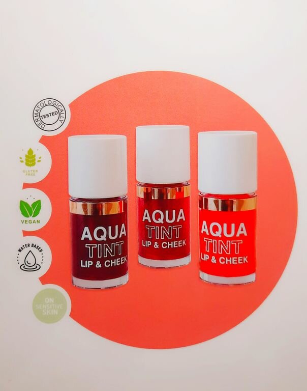 Topface Тинт Aqua tint Lip and Cheek РТ215 003 red berry jam