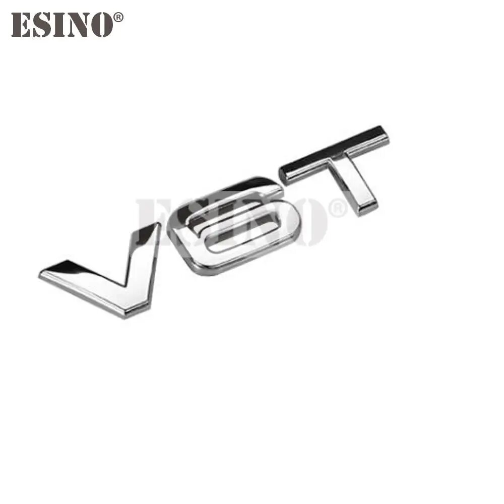 Новый автомобильный Стайлинг V6T V8T 3D металлическая хромированная эмблема из цинкового сплава автомобильный значок наклейка автомобильный аксессуар для A4 A5 A6 A7 A8 Q7 R8