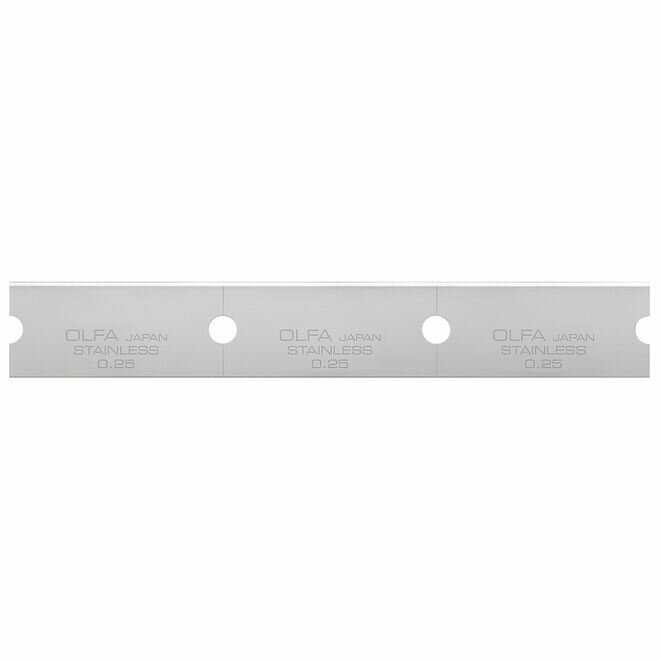 Лезвие прямое, для скребков (арт. OL-GSR-1/3B, OL-GSR-2), OLFA 120 мм, 30 шт.