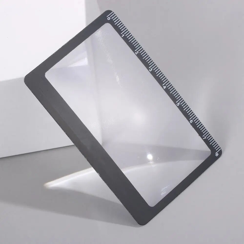 LONGPEAN Ультратонкая лупа 3x черная black