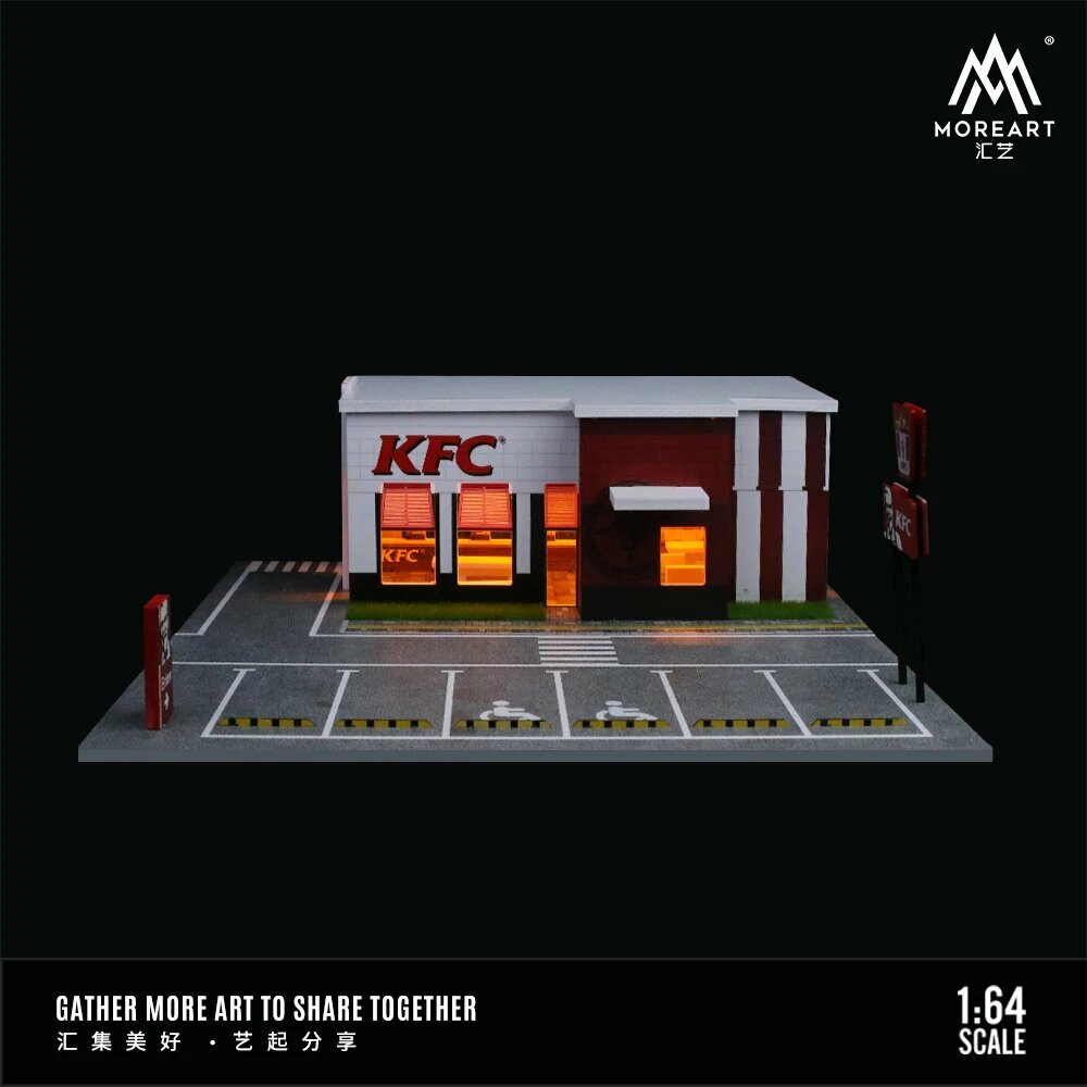TIME MICRO 1:64 модель гаража для сборки KFC