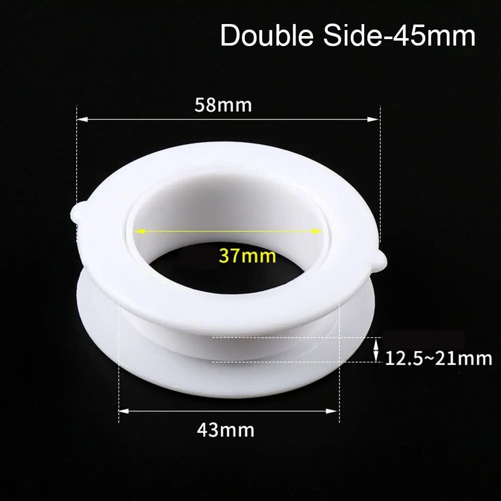 Пластиковая крышка для отверстий белый 45-100 мм Double Side-45mm
