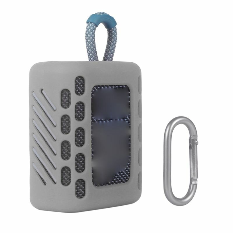 (1) Силиконовый чехол для JBL GO 3 - серый