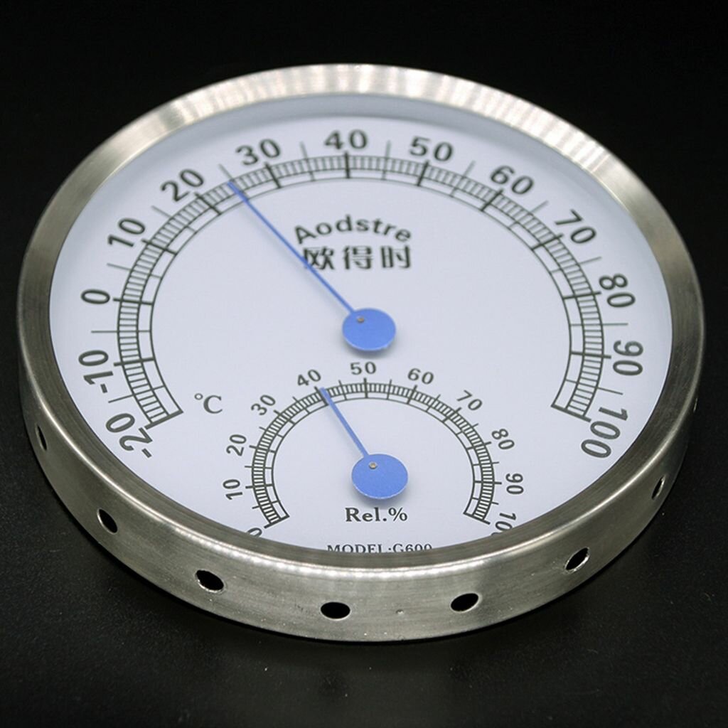 Высокотемпературный стрелочный термометр и гигрометр