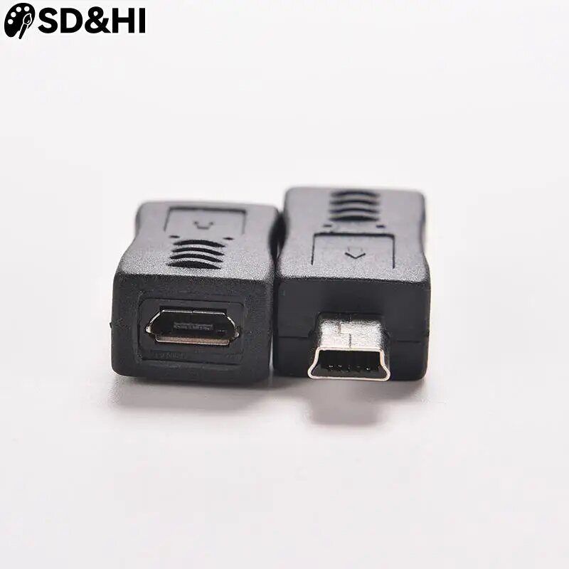 Micro USB Female to Mini USB Male Adapter