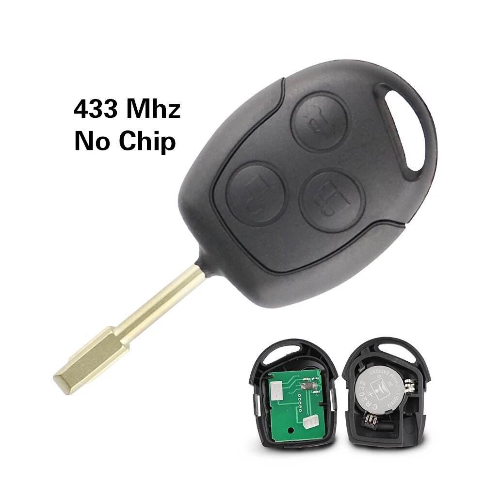 YIQIXIN для Ford Focus Fiesta Fusion Mondeo Galaxy C-Max S-Max 3-кнопочный автомобильный дистанционный ключ 4D60/4D63 чип транспондера FO21 лезвие No Chip