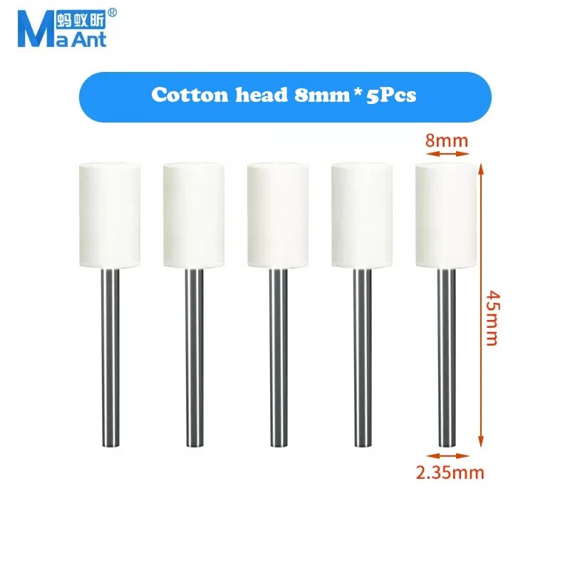 MaAnt Cotton head 8mm, 5 шт.
