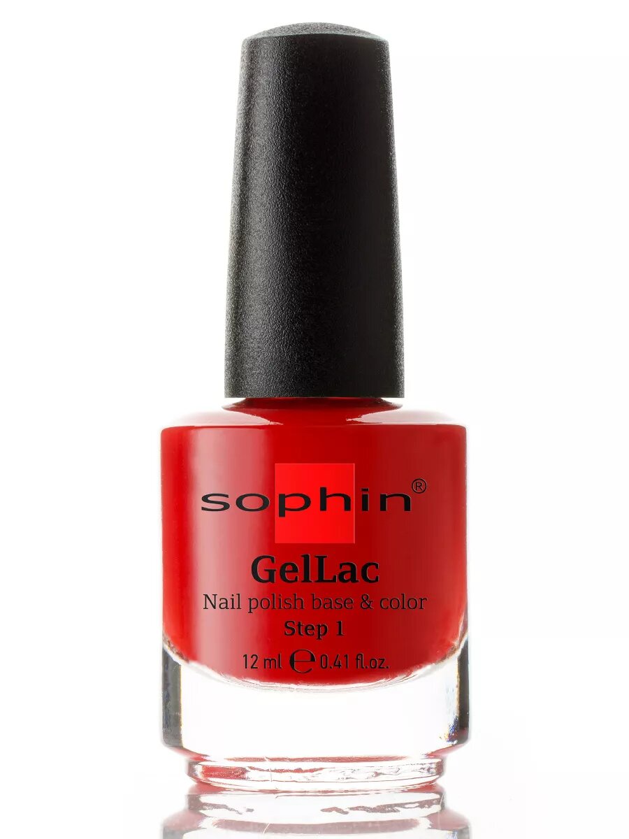 Sophin Лак для ногтей недельный №627, для маникюра и педикюра, алый, 12мл