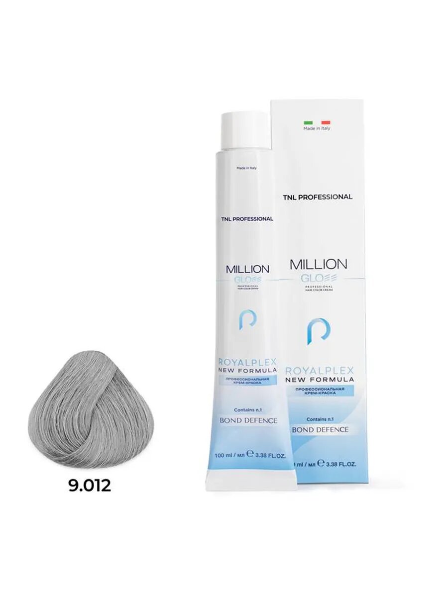 Крем-краска для волос TNL Professional Million Gloss оттенок 9.012