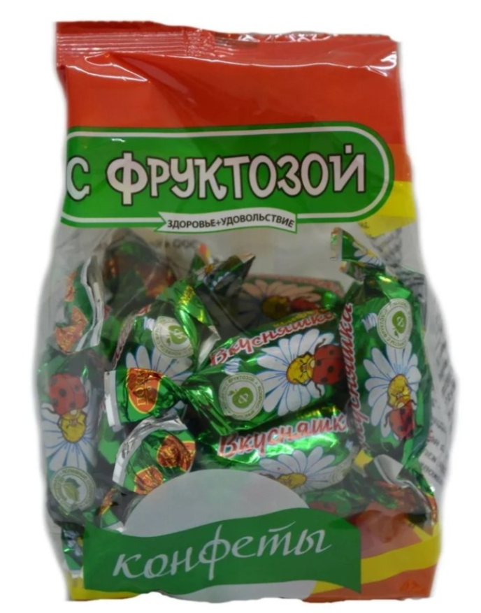 Конфеты Покровск, Вкусняшка, с фруктозой, 185 г