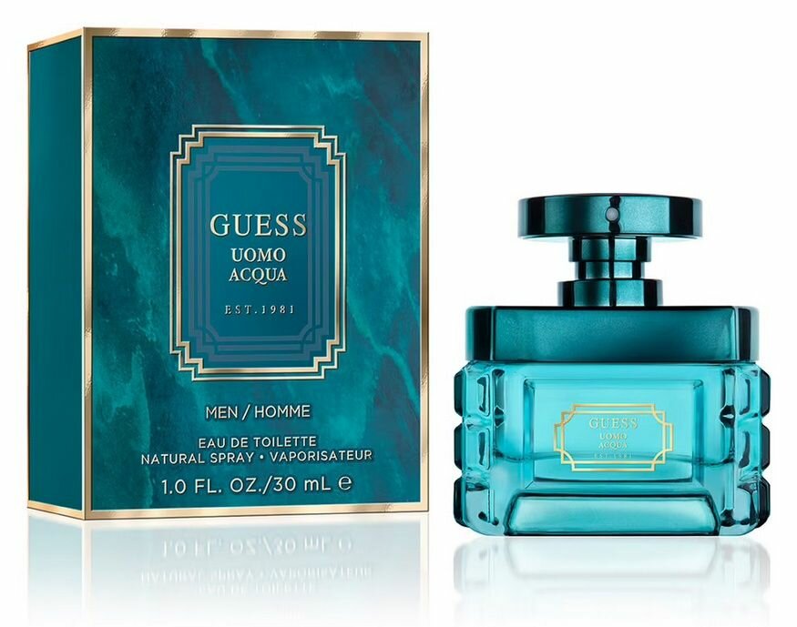 GUESS UOMO ACQUA men туалетная вода мужская 30 мл / духи мужские Гуесс парфюм