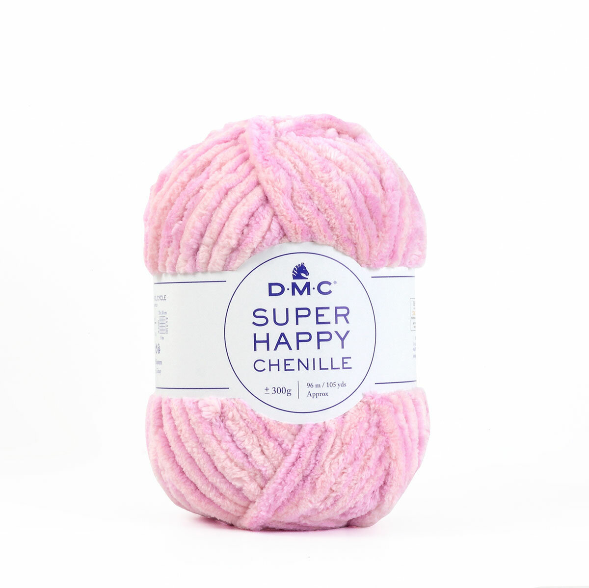 Пряжа "DMC" 8144 Super Happy Chenille 100% полиэстер 300 г 93 м 155 розовый