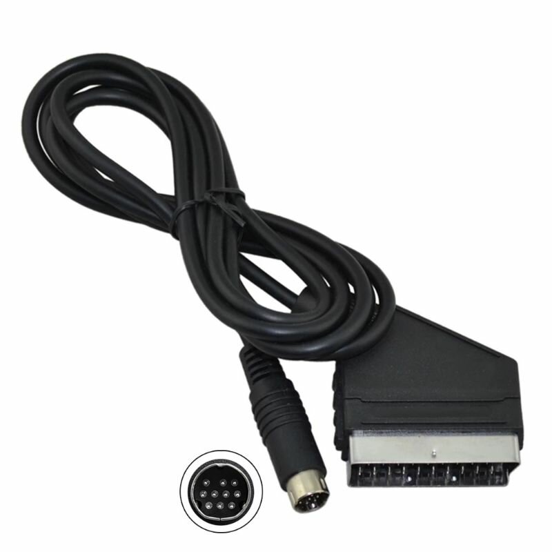 Сменный кабель Scart RGB длиной 1,8 м, AV-кабель для Sega Saturn NTSC PAL