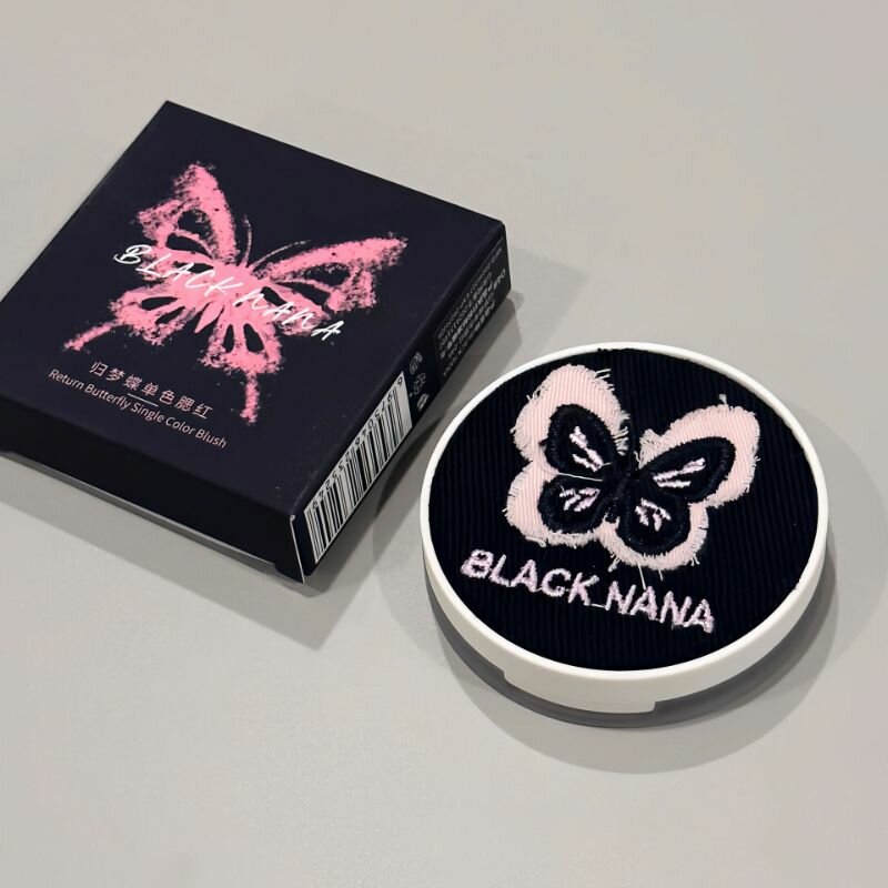 Румяна, BLACK NANA, Одноцветные, натуральные, матовые, долговечные, накрашенные