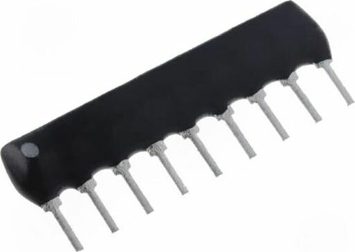 Резисторная сборка ROYAL OHM RNLA09G0472B0E X 4,7кОм Кол-во резисторов 8 THT 0,125Вт 1шт