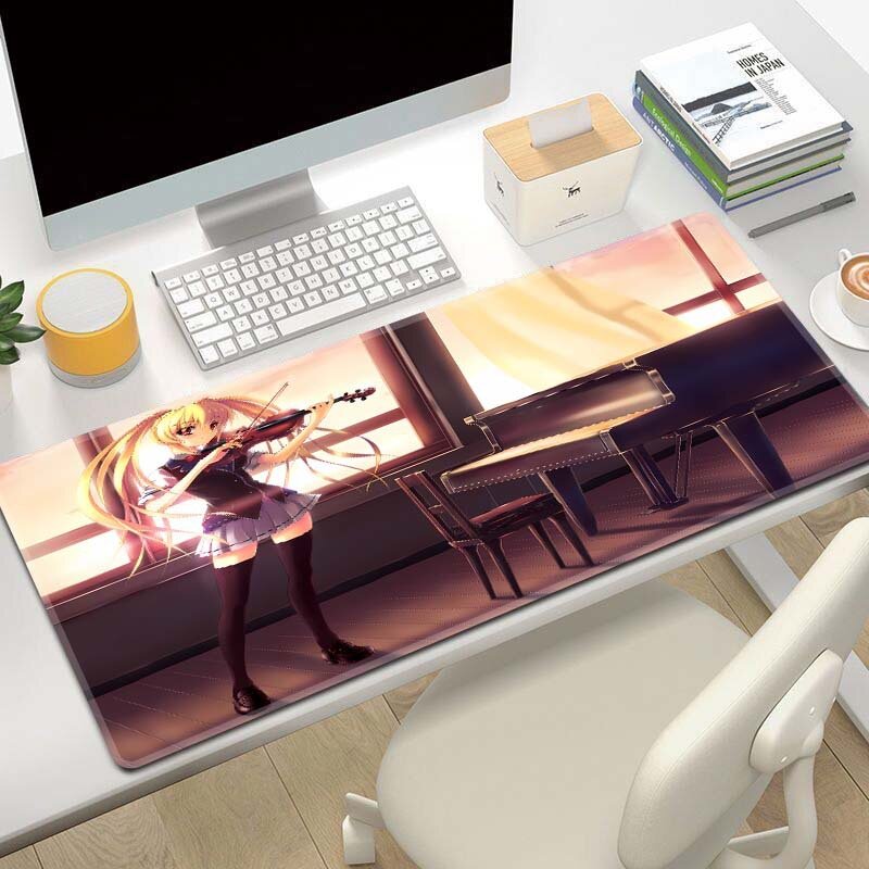 Коврик для мыши Liangcaida "B35-Игра на скрипке", ткань, нескользящий, 800x300x3 мм