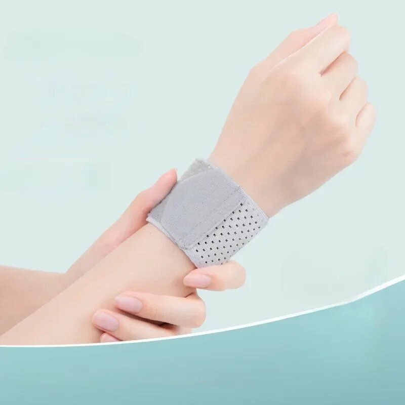 Регулируемый защитный эластичный бинт, спортивный браслет для рук, поддержка тренажерного зала, бандаж на запястье, дышащий ремешок, безопасный ремешок Волейбол