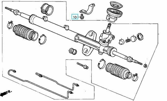 Болт-шайба 10х20; Артикул Honda/Acura: 934021002008 (Оригинал)