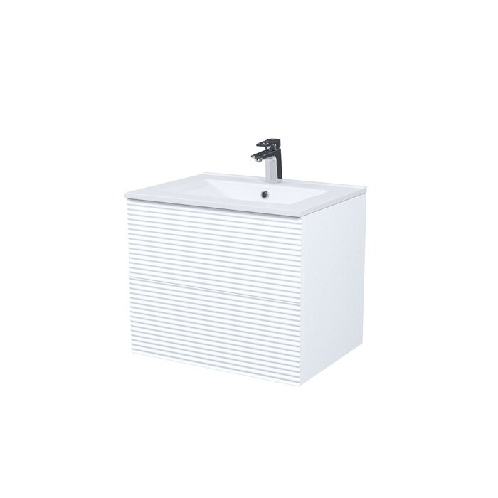 Тумба с умывальником, подвесная, 60 см, белый, Bild, IDDIS, BIL60W0i95K подходит умыв. 0136000i28