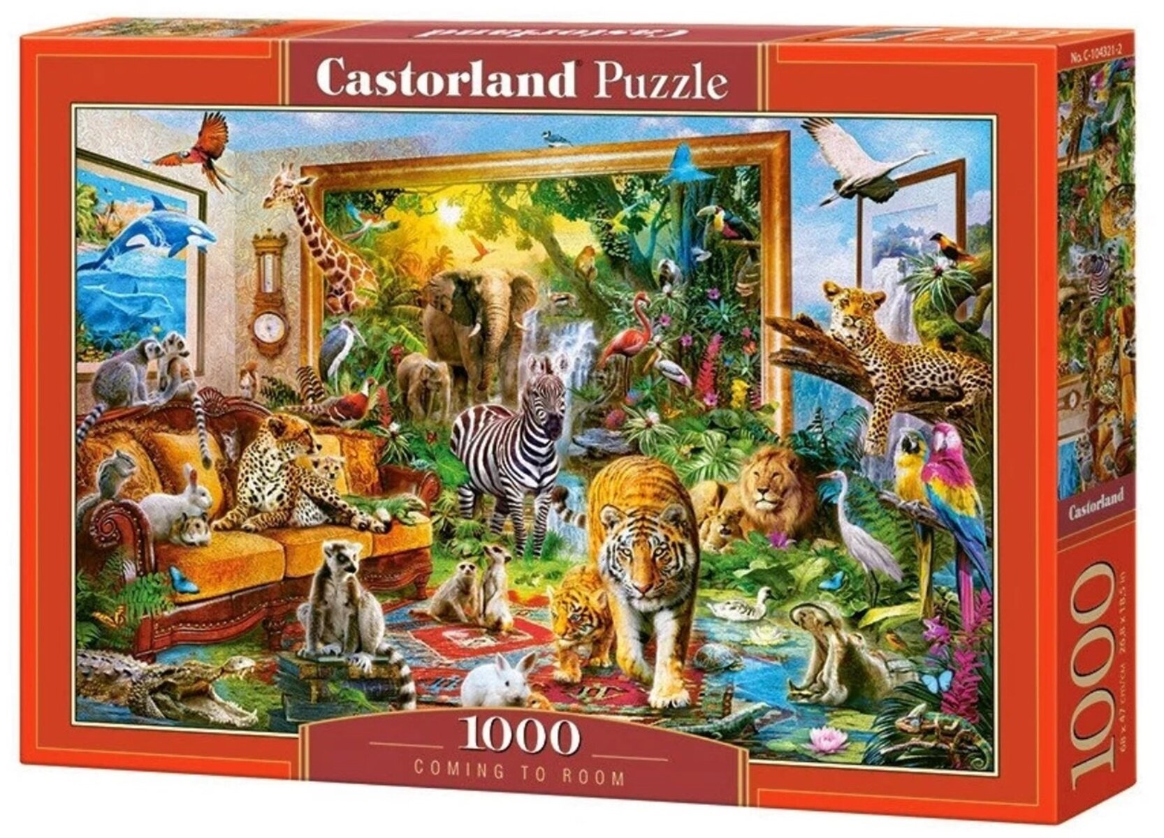 Пазл Castorland Звери, 1000 дет. C-104321