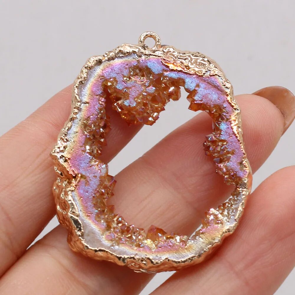 Набор природных камней для создания украшений