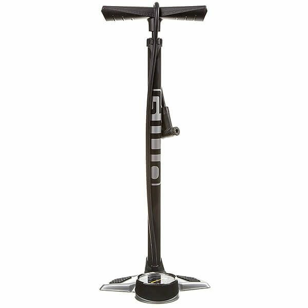 Велосипедный напольный насос GF-2330 PRO Стальной корпус с манометром. Давление до 180PSI