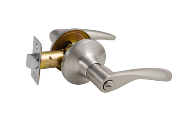 Ручка-защелка дверная S-Locked 3901-03 ВК SN сатин фиксатор