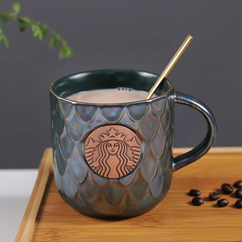 Стаканы из Кружка Starbucksрыбьей чешуи,414мл