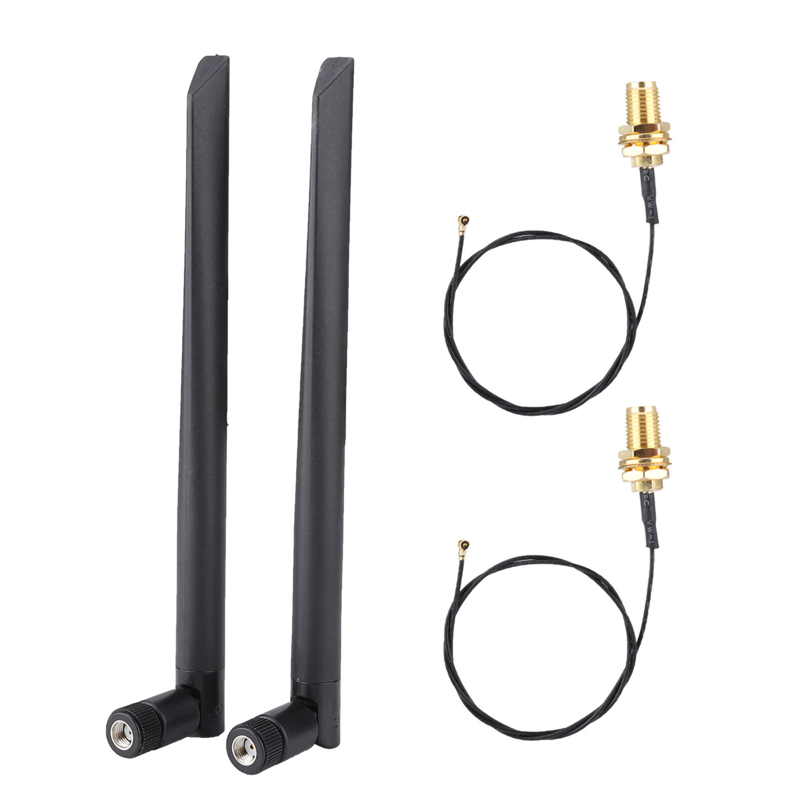 2PCS M.2 /NGFF сетевой карты и антенна 2x 6DBI для Intel 9260NGW /7265AC /9650AC /BCM94360