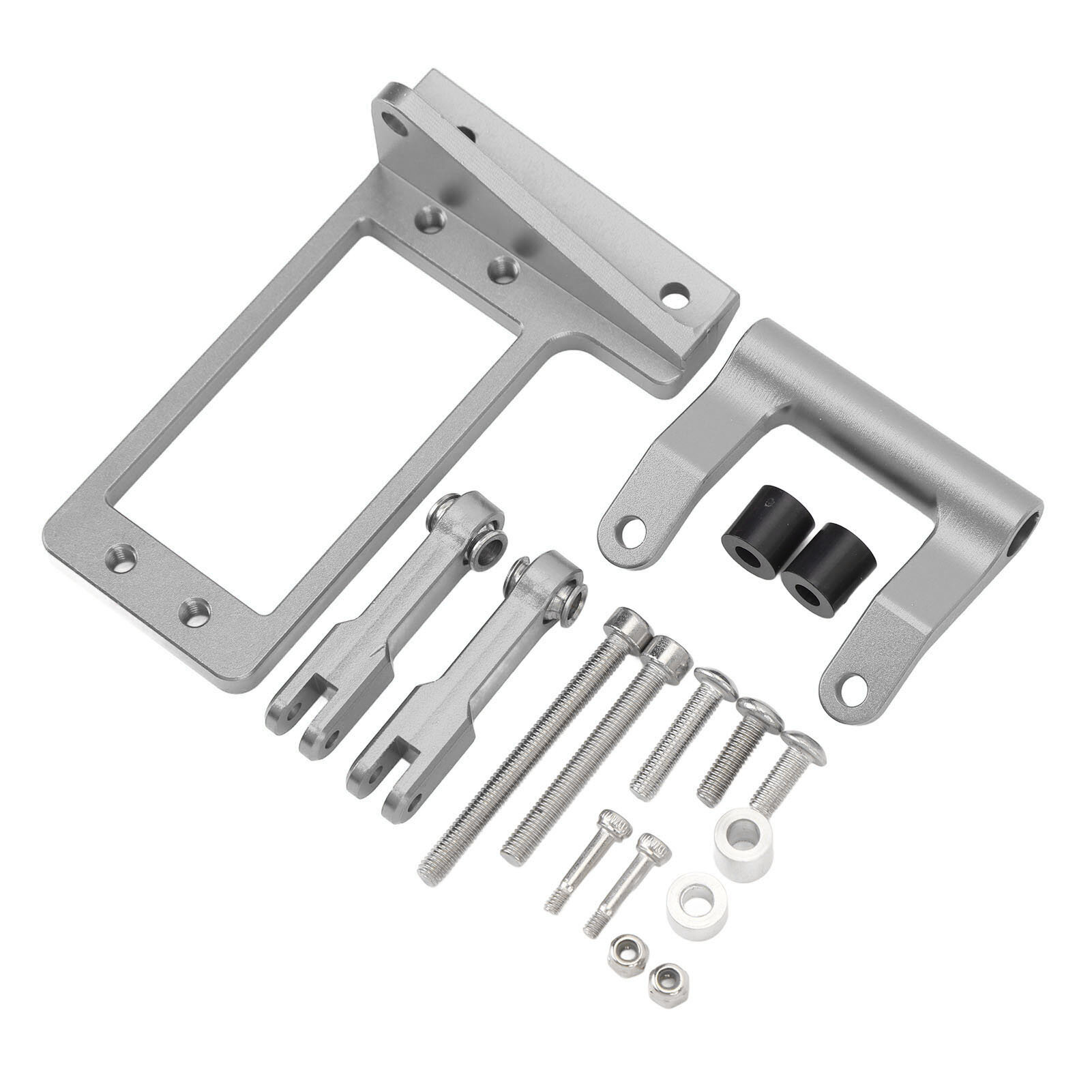 Гидравлический шток из алюминиевого сплава 1/10 с комплектом крепления сервопривода для модели автомобиля Off Road Adventure Grey