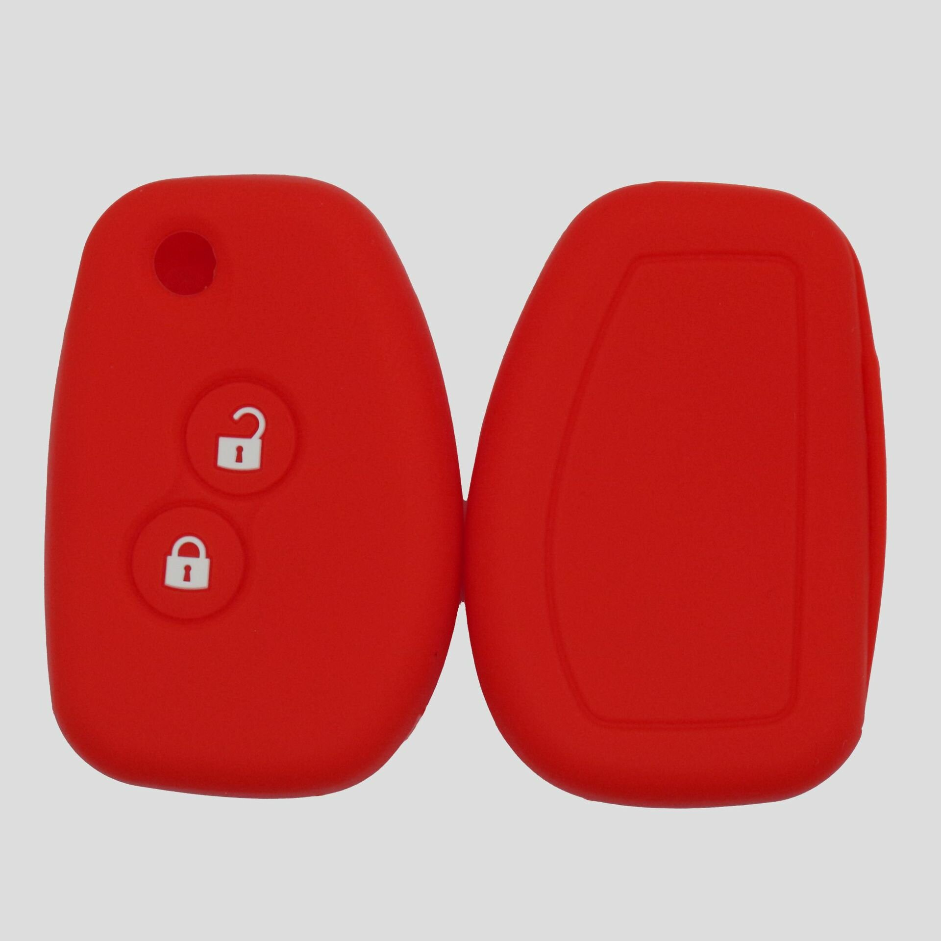 Чехол для ключей Kapak, для Dongfeng Renault, силикон, красный